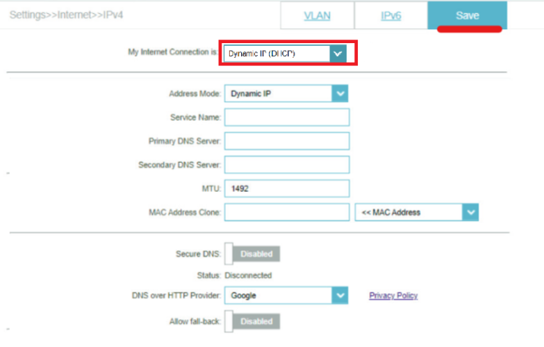 D-Link Modem E-WAN Service Configuration - Superloop