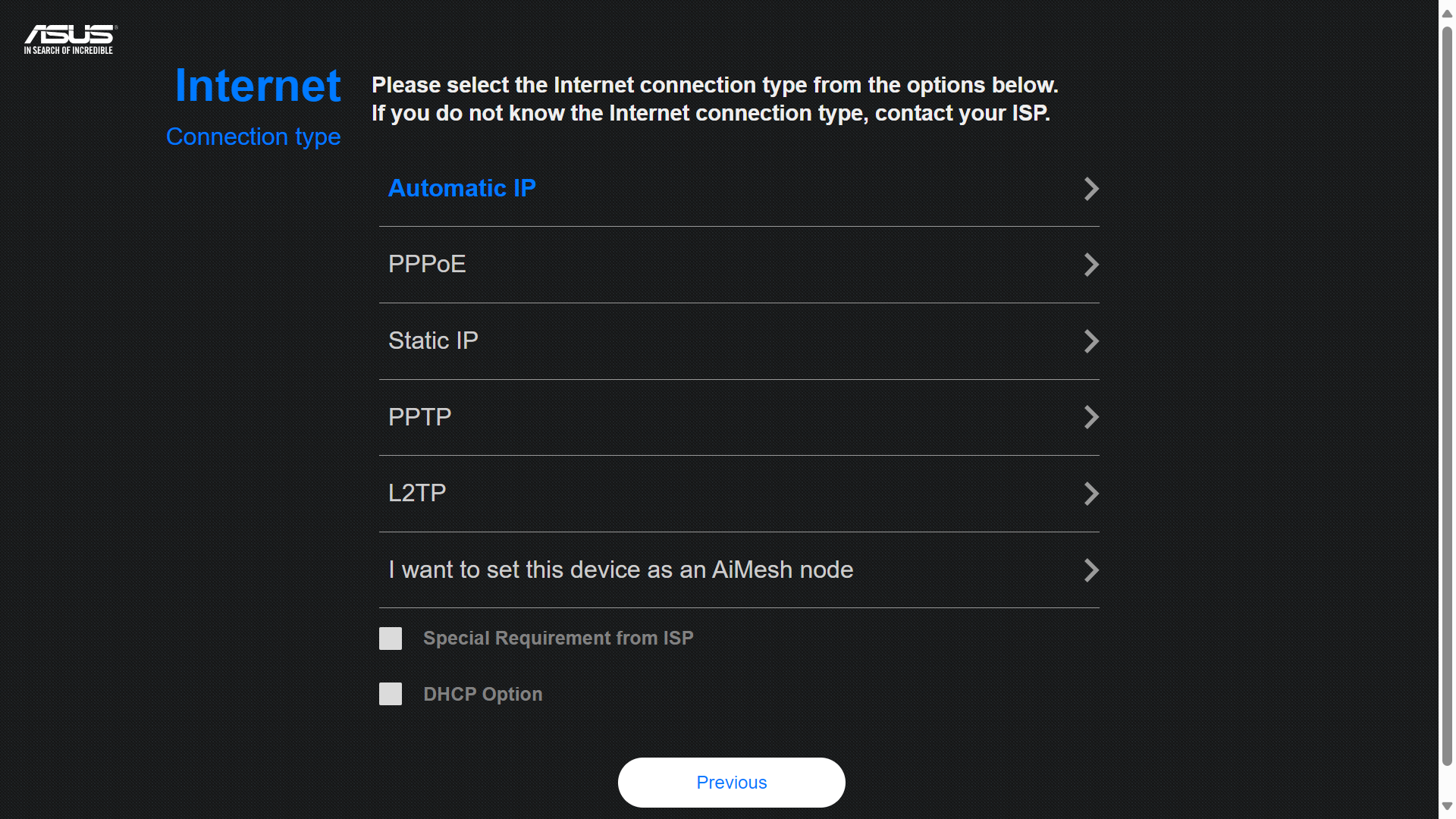 ASUS modem guide - EWAN