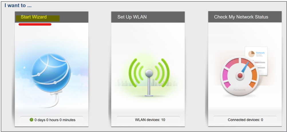 Now under “Select your Internet Connection mode”