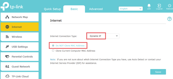 TP-link modem guide - EWAN