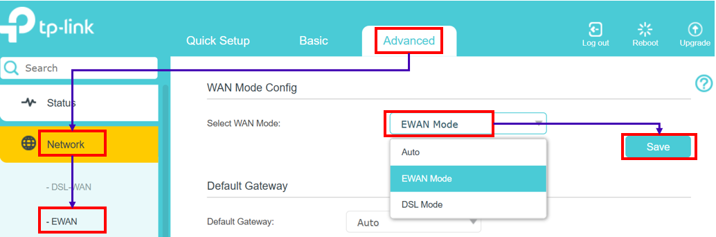 TP-Link VB433v Manual Internet Configuration - Online Gateway