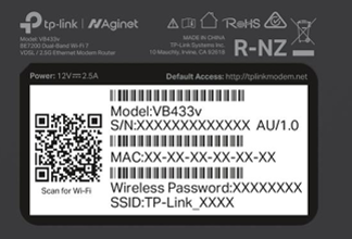 TP-Link VB433v Manual Internet Configuration - Online Gateway